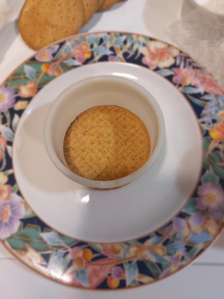 Sandwich de galletas zero digestive con mousse de queso y centro de ...