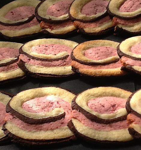 Galletas tricolor / trisabor - Paperblog