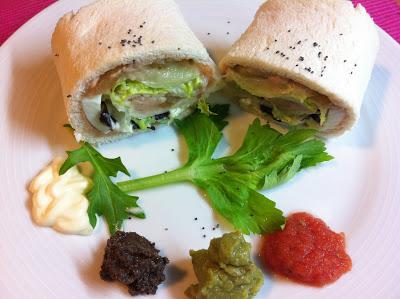 Sandwich Enrollado Vegetal - Paperblog