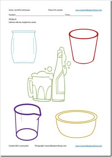 Conceptos lleno-vacío: Ficha 6-4 - Paperblog