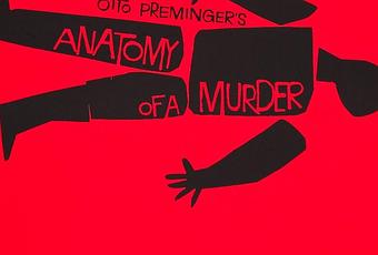 Anatomy of a murder (1959) - Title sequence & poster designed by Saul ...