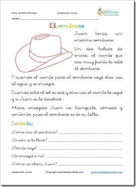 Comprensión Lectora: El sombrero - Paperblog
