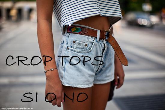 Crop tops si o no - Paperblog