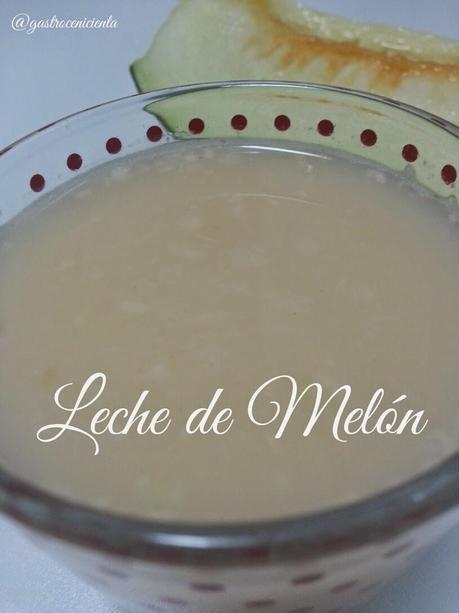 "Leche" de Melón (100%Vegetal) - Paperblog
