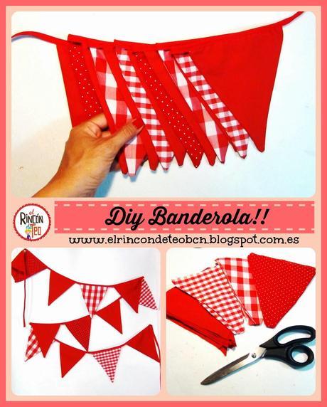 Cómo hacer una Banderola paso a paso! Hazlo Tú Misma con este Tutorial ... Cómo hacer una Banderola paso a paso! Hazlo Tú Misma con este Tutorial ...