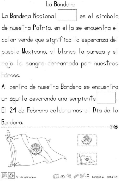 Día de la Bandera México: 2do grado - Paperblog