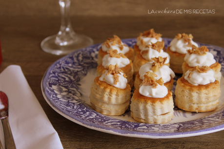 Volován de queso de cabra y mascarpone - Paperblog