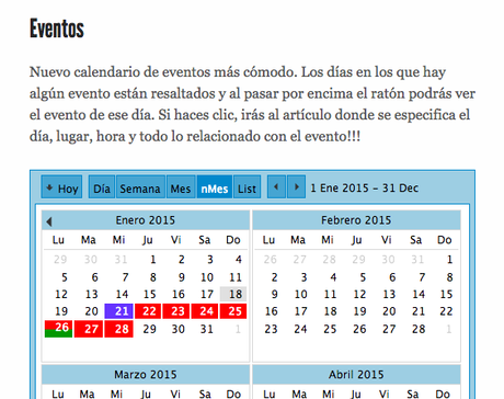 ¿Cómo funciona el calendario de eventos? - Paperblog
