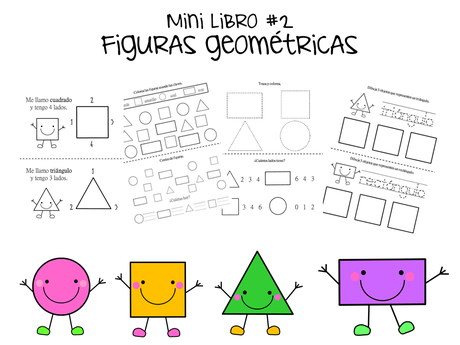 Mini libro #2 Figuras geométricas - Paperblog