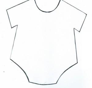 Cuadrito con ropita de bebe - MOLDES - Paperblog