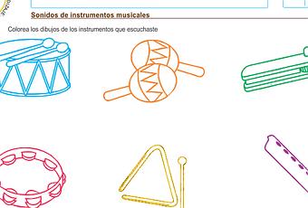 Sonidos de instrumentos musicales 1: Comunicación integral 3 años ...
