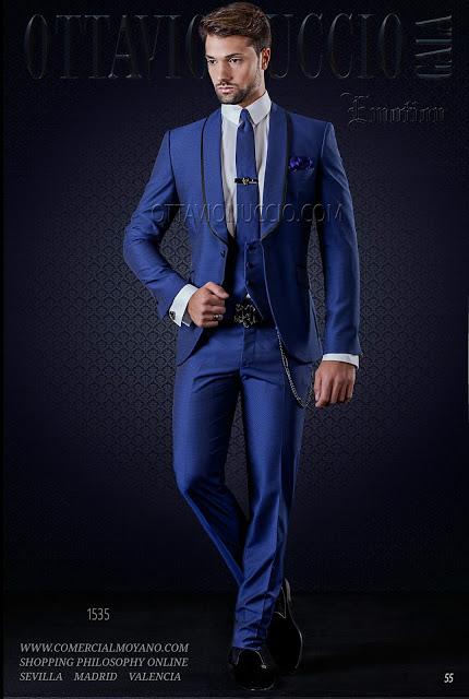 Trajes azules, color rey para el 2016 - Paperblog