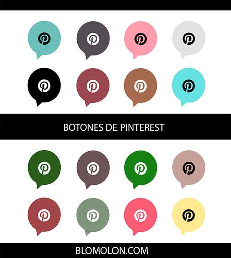 Botones de Pinterest Para Tu Blog - Paperblog