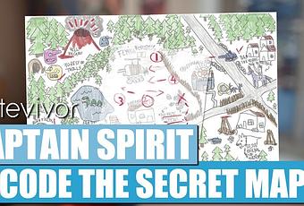 Mapa del tesoro del laberinto en Captain Spirit Awesome Adventure ...