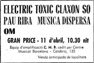 Música Dispersa - Música Dispersa (1970) - Paperblog