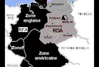 LA DIVISIÓN DE ALEMANIA EN DOS ESTADOS (RFA y RDA) AL INICIO DE LA ...