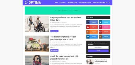 Colección de las mejores plantillas gratuitas para Blogger - Paperblog