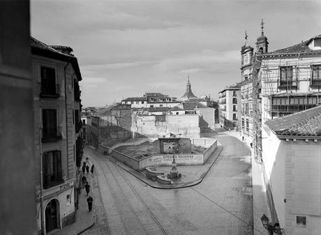 Fotos antiguas de Madrid: Calle de Segovia y San Justo, en 1954 - Paperblog