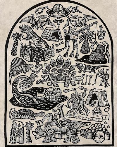 Dinosaurios, extraterrestres y godzillas por Brian Reedy - Paperblog