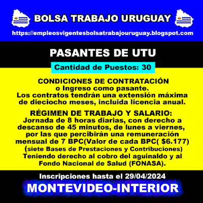 Pasantes de utu - Paperblog