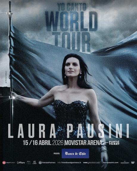 Laura Pausini regresa a Chile con «Yo Canto World Tour 2026/2027» - Paperblog